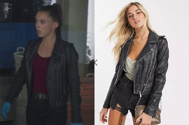 DEMAIN NOUS APPARTIENT : le blouson en cuir de Sara dans l’épisode 1040 ...