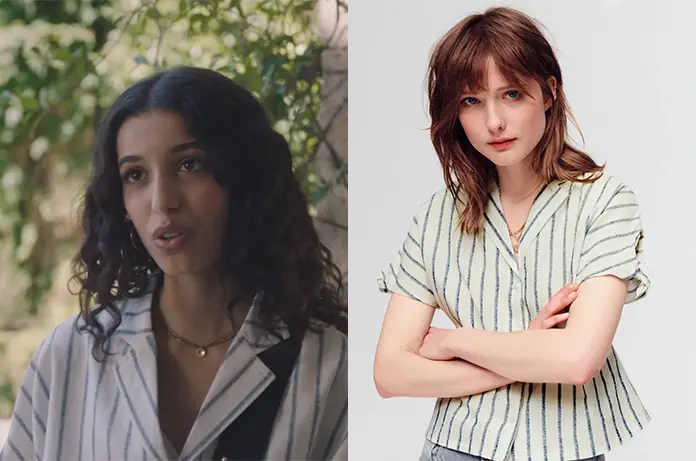 ICI TOUT COMMENCE : la chemise rayée de Samia dans l'épisode 476 ...